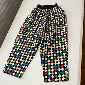 Unbranded | Pants & Jumpsuits | Vintage 8s Checkered Diamond Colorful ...